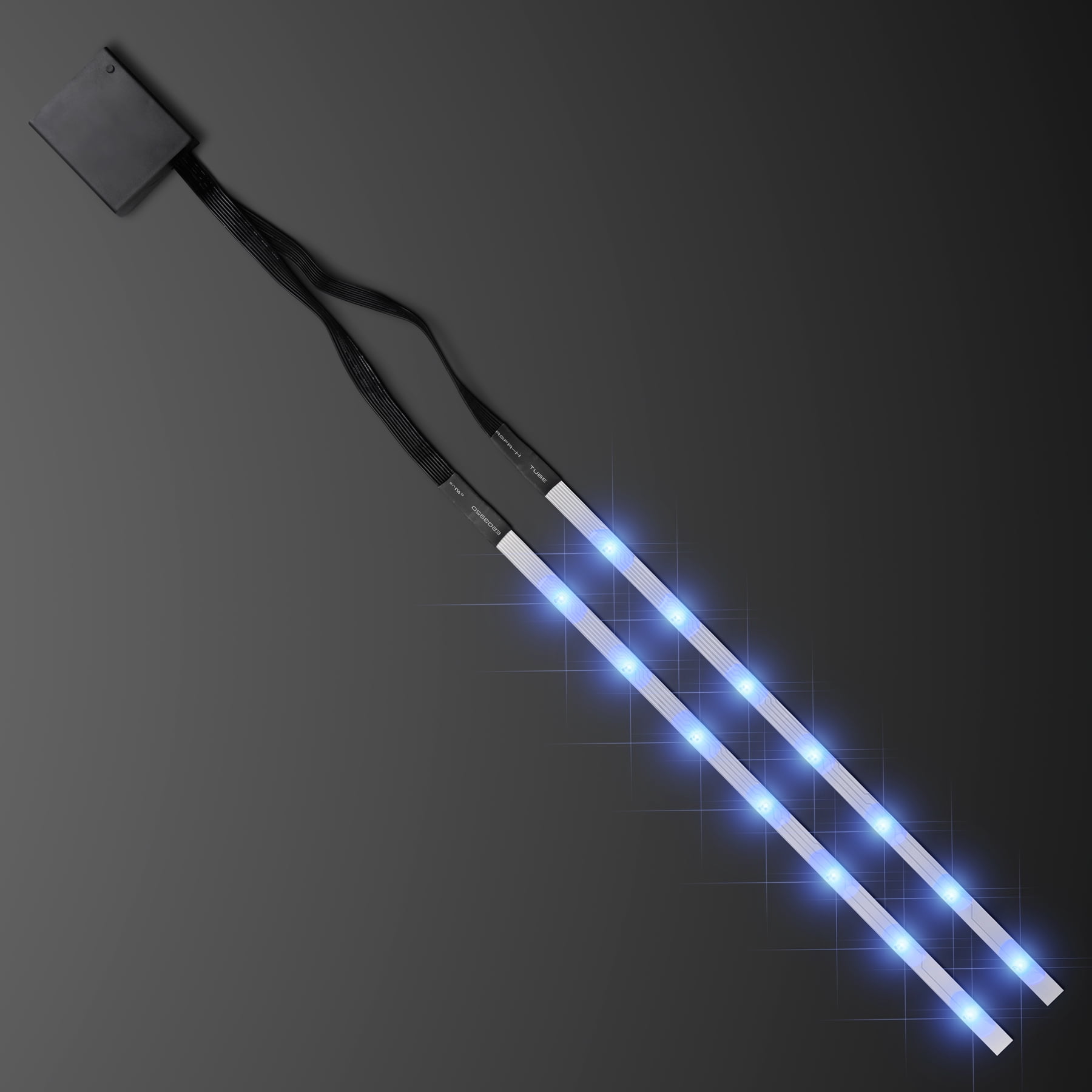 Flashing Blinky Lights LED Tape Light Strips with Battery Pack Holder ...