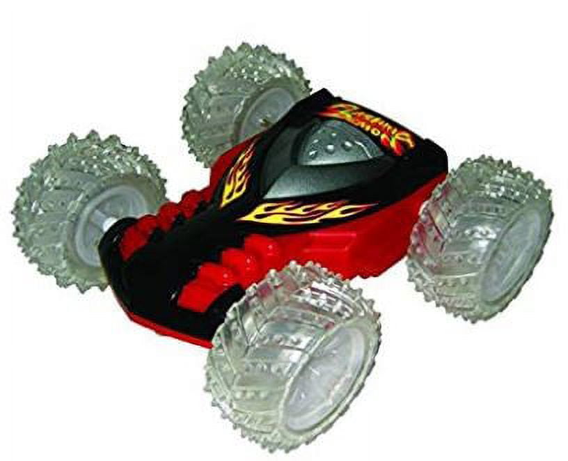 Toys+ Flashing Demon RC Car with Light Up Wheels and Flip Action for ...