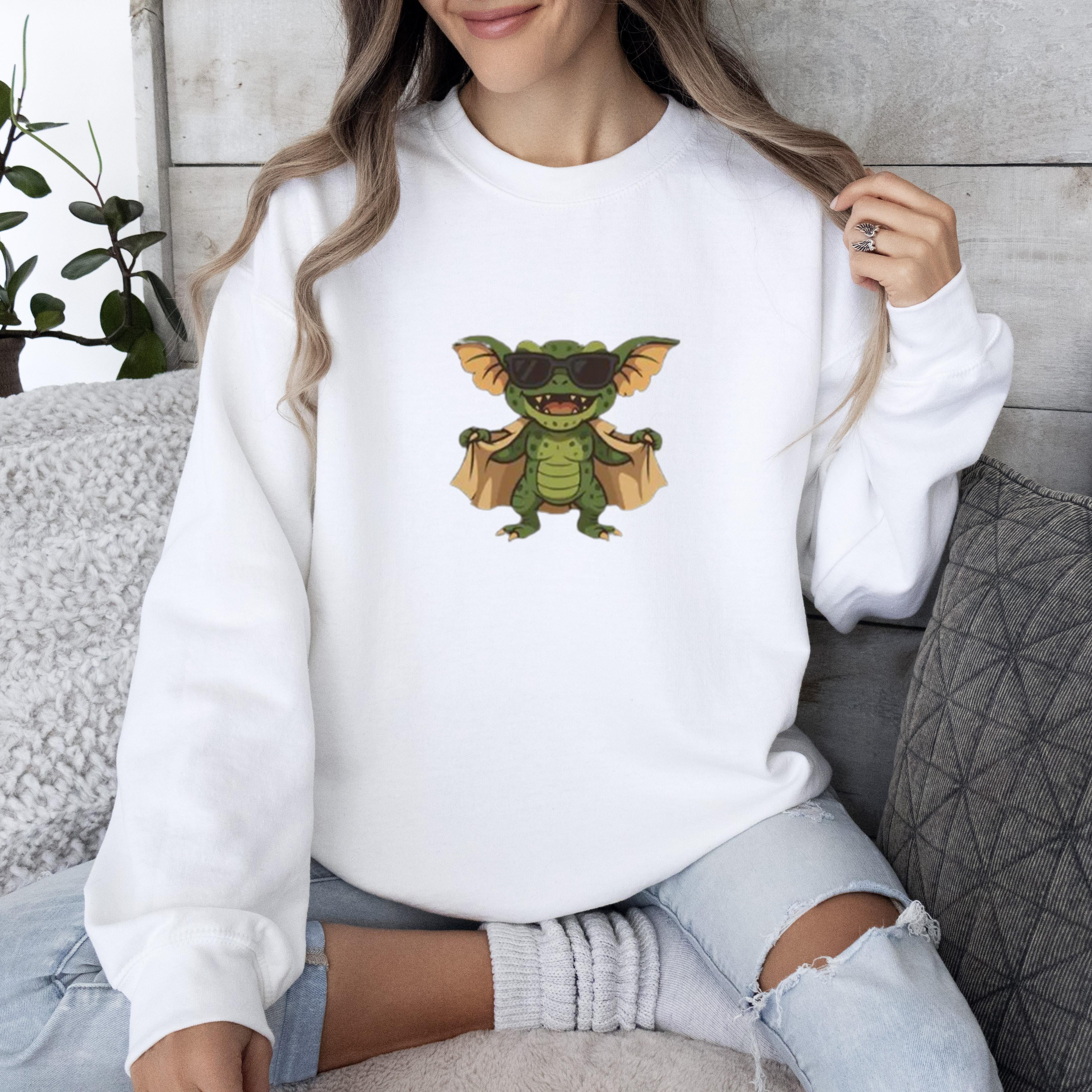 Flashing Gremlin Sweatshirt Hilarious Creature Graphic for Movie Meme ...