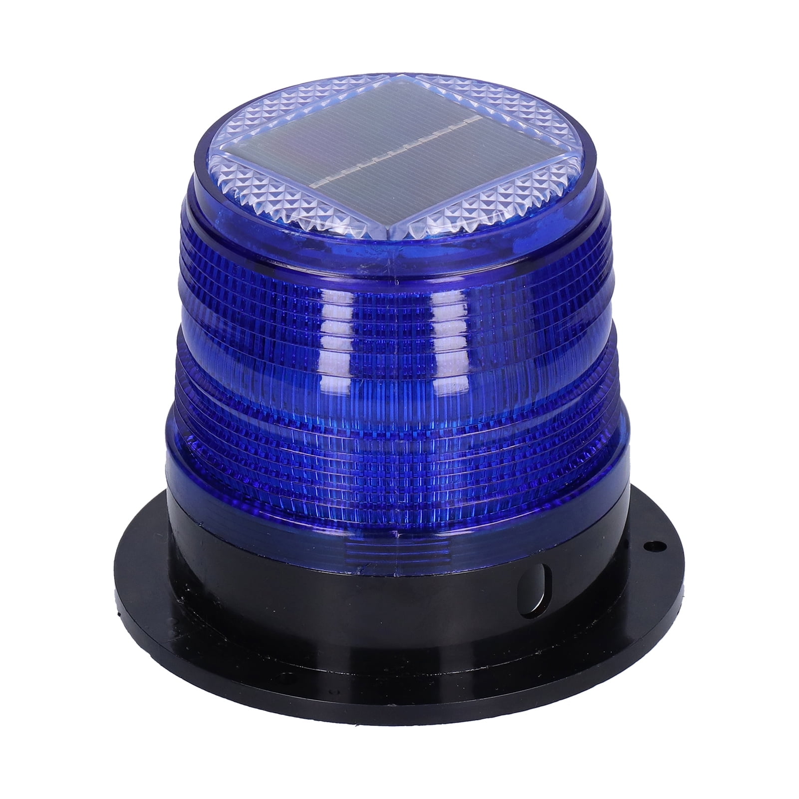 Flashing Light Car Solar Warning Light Night LED Flashing Lamp Blue ...