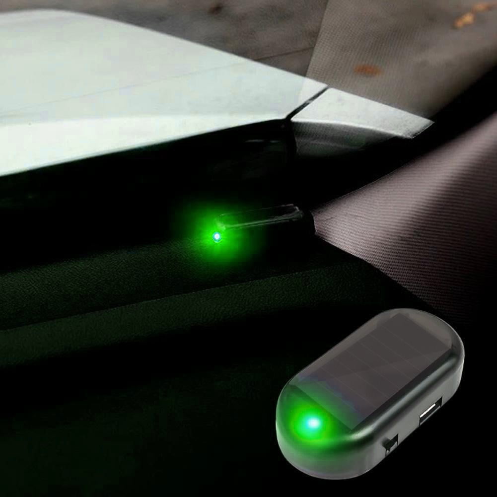 Flashing Light Light Green LED Orange Prompt Anti-theft Solar Car Alarm ...