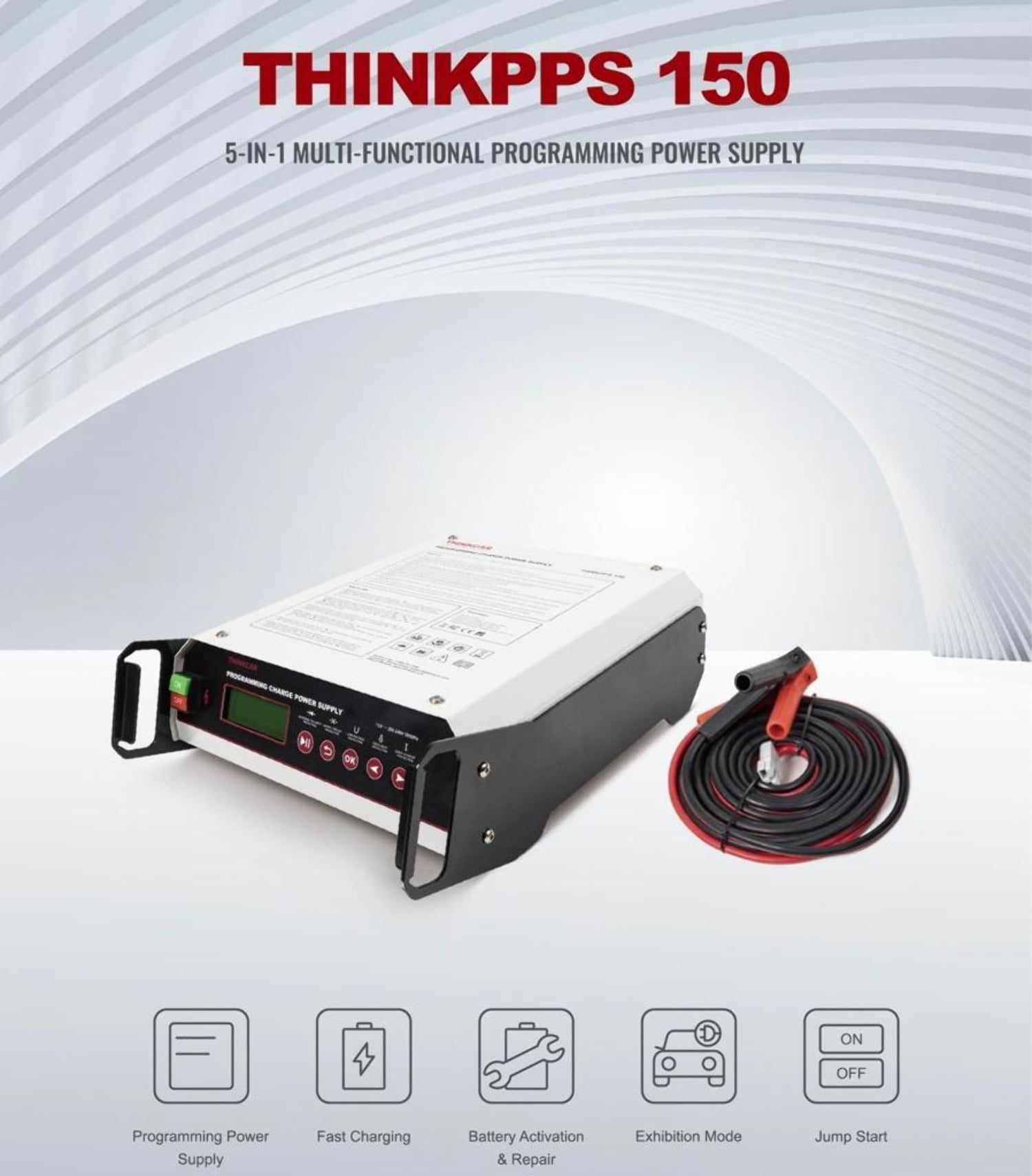 Flashing Programing Power Supply Automotive Diagnostic Equipment THINKPPS 150 - Walmart.com