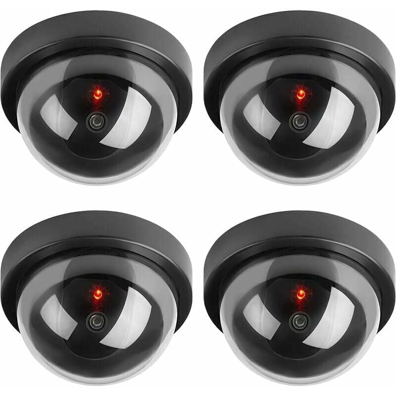Flashing Red LED Dummy Security, Simulation Lens For Crime Deterrence ...
