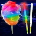 Flashing cotton candy cone, LED Glowing Reusable Colorful Glowing ...