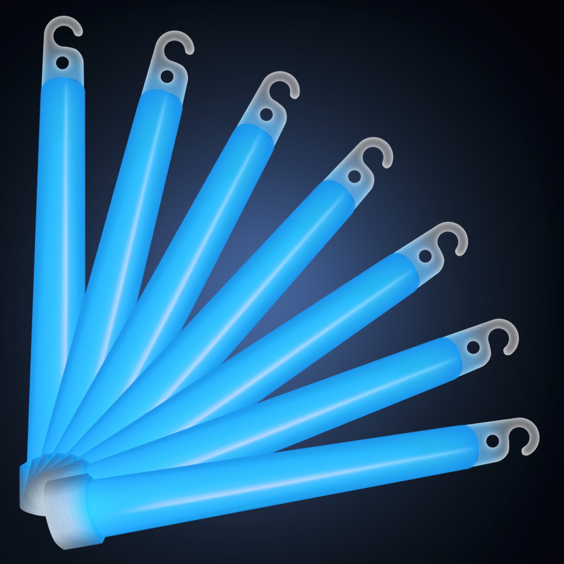 FlashingBlinkyLights 6 inch BLUE Glow Sticks (Box of 25) - Walmart.com