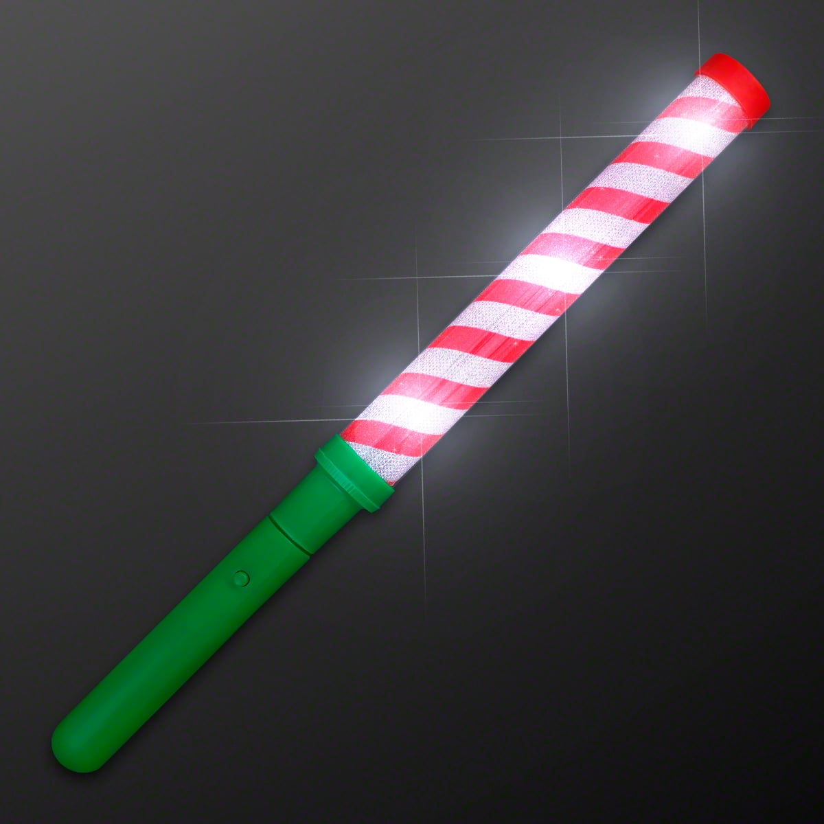FlashingBlinkyLights Candy Cane Baton Light Up Wand - Walmart.com
