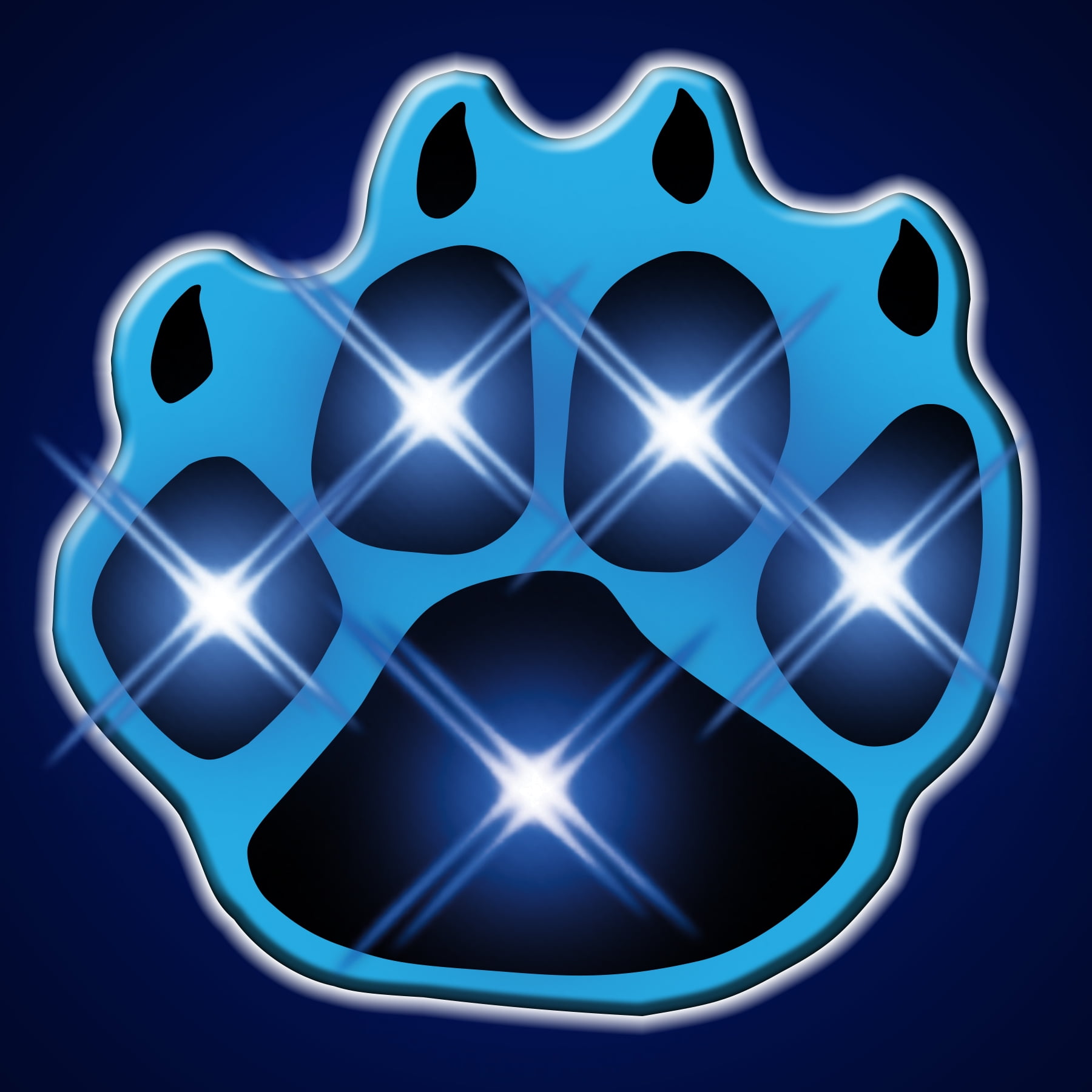 FlashingBlinkyLights Flashing Paw Body Lights (Set of 5) - Walmart.com