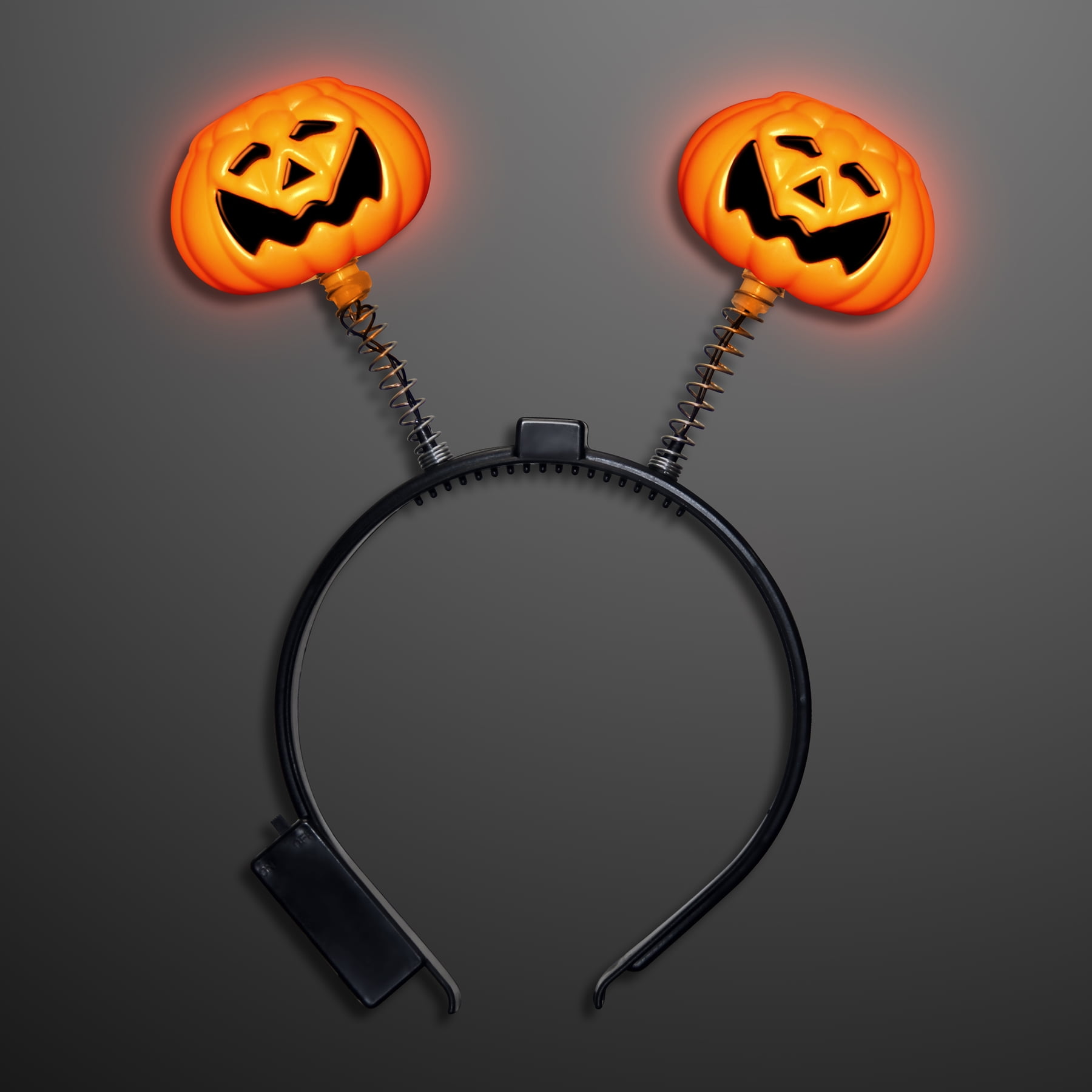 FlashingBlinkyLights Light Up Pumpkin Head Boppers Headband - Walmart.com