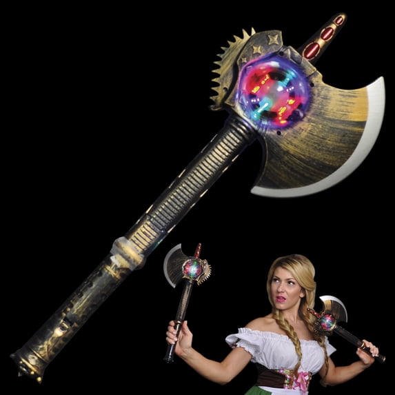 FlashingBlinkyLights Medieval Axe Toy with Spinning Lights & Sound ...
