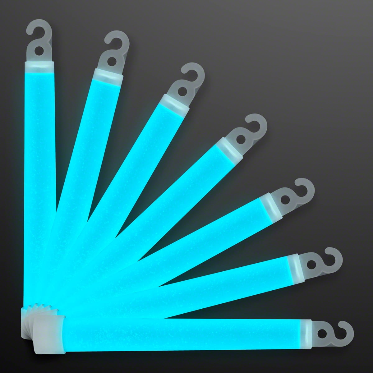 FlashingBlinkyLights Premium Aqua 6" Glow Sticks (Box of 25) - Walmart.com