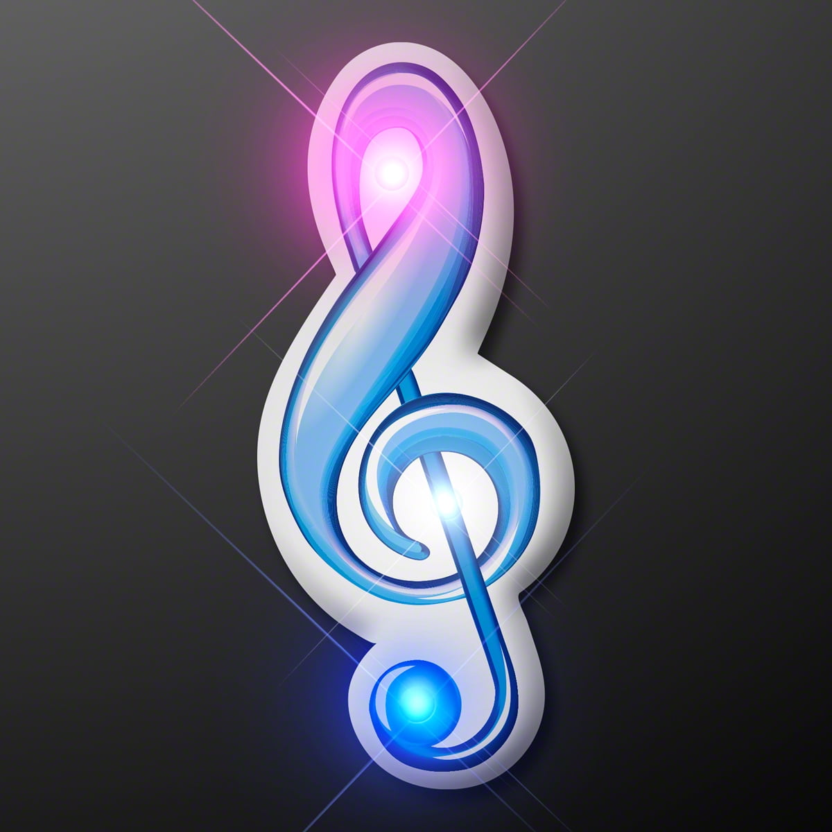 FlashingBlinkyLights Treble Clef Flashing Body Lights (Set of 25 ...