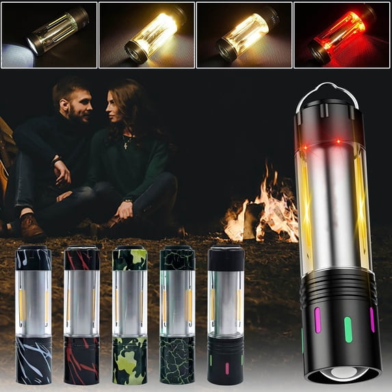 Flashlight 10000mAh Rechargeable Flashlight High-Powered Portable ...
