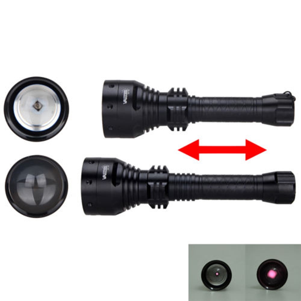 Flashlight 10W Night Infrared LED Light 18650 Torch T50 Range IR 850nm Hunting Long Flashlight ...