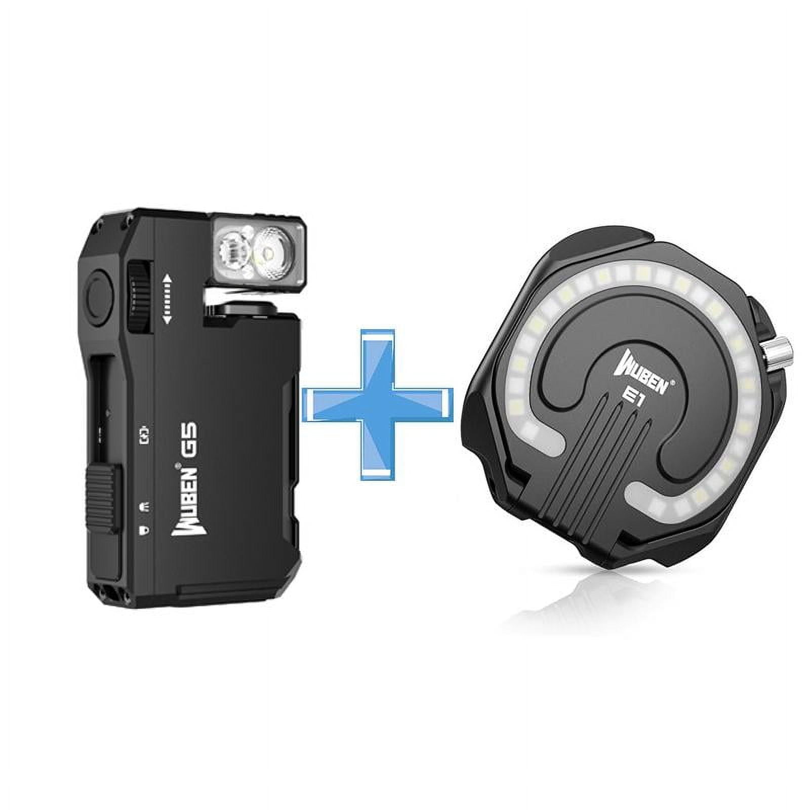 Flashlight 400 Lumens - RGB Light | 180° Rotation, Type-C Rechargeable ...