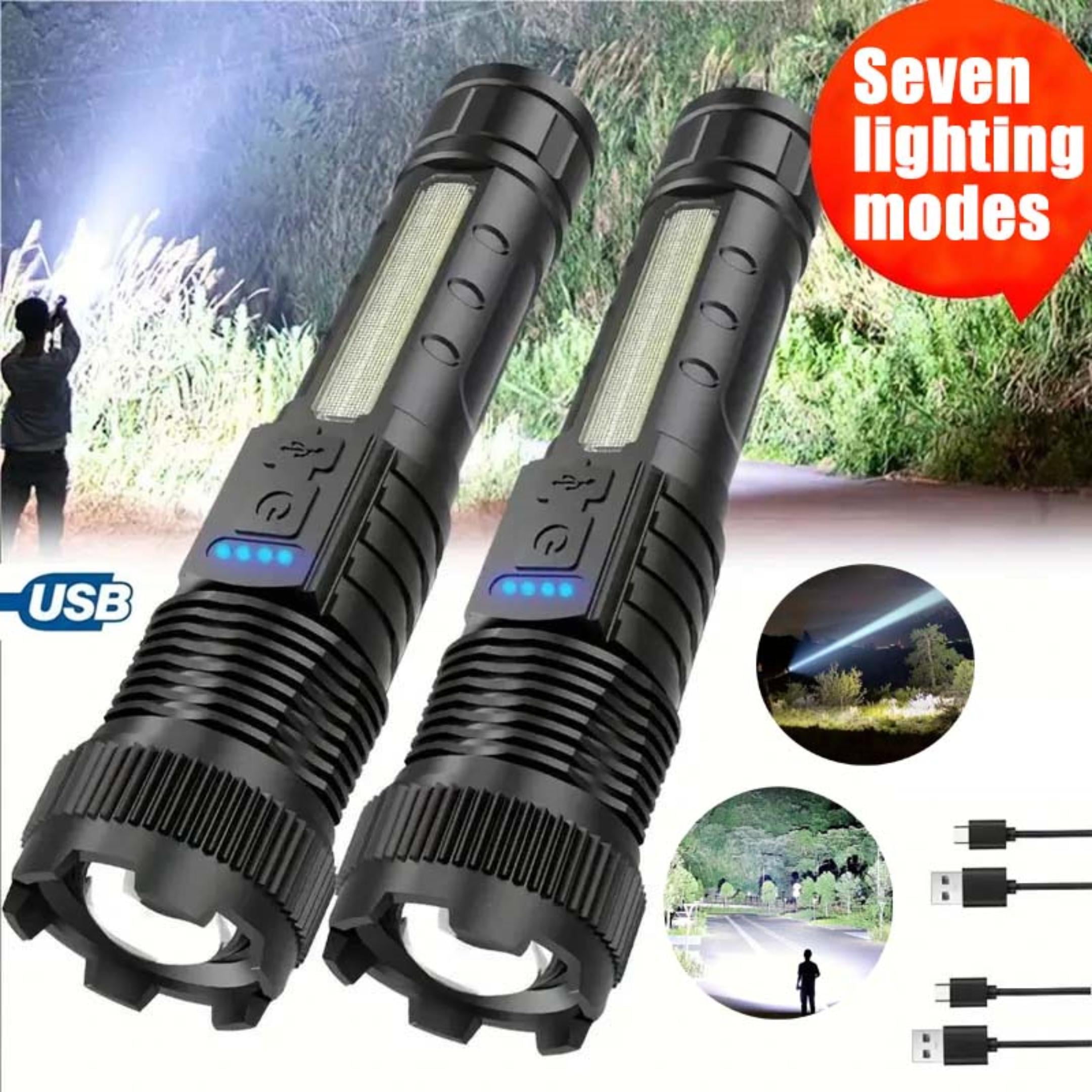 Flashlight/Camping Light/Emergency Light Rechargeable Flashlight USB-C ...