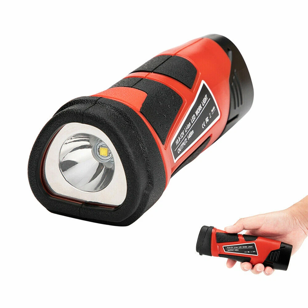 Flashlight For Milwaukee 12V LED Work Light Li-Ion Battery 140LM ...