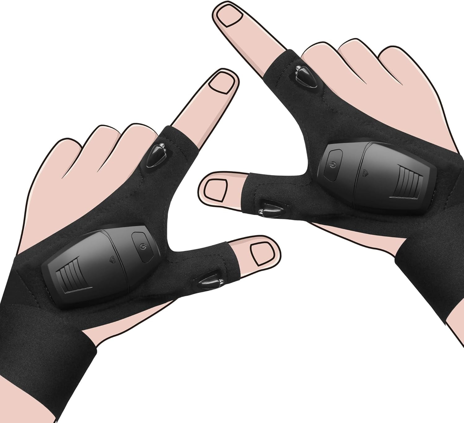 Flashlight Gloves for Men,Led Flashlight Gloves Gadgets, Men’S Gifts ...