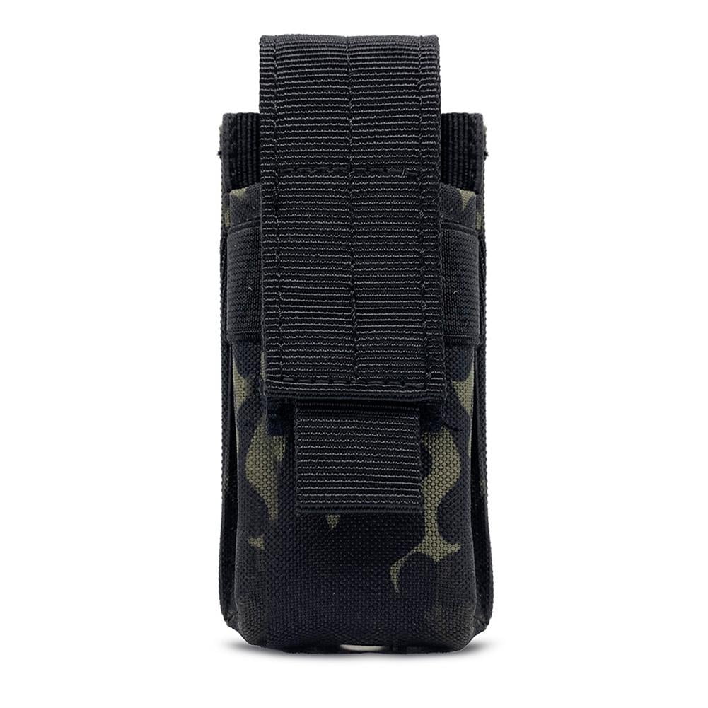 Flashlight Holster Nylon Pouch Duty Belt Molle Torch Holder Light Carry ...