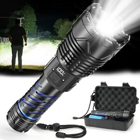 SKYFIRE LED flashlight High lumen, super bright rechargeable flashlight ...