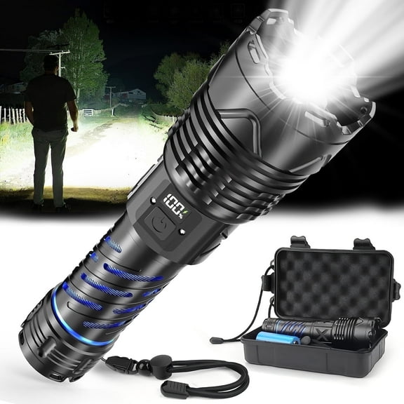 SKYFIRE LED flashlight High lumen, super bright rechargeable flashlight ...