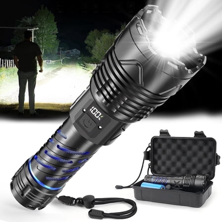 LumaPro Handheld LED 300 Lumens Flashlight, Black - Walmart.com