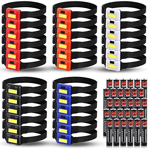 Flashlight Outdoor Head Lamp Adjustable Headband Flashlights with 3 ...