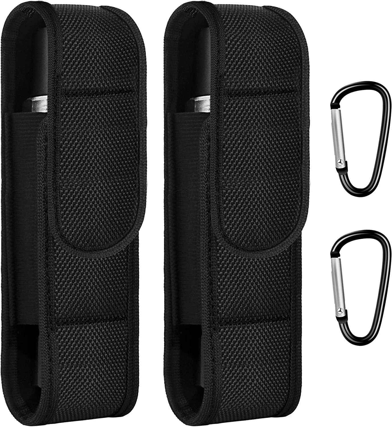 Flashlight Pouch Holster, Oxford EVA Adjustable Tactical Flashlight ...