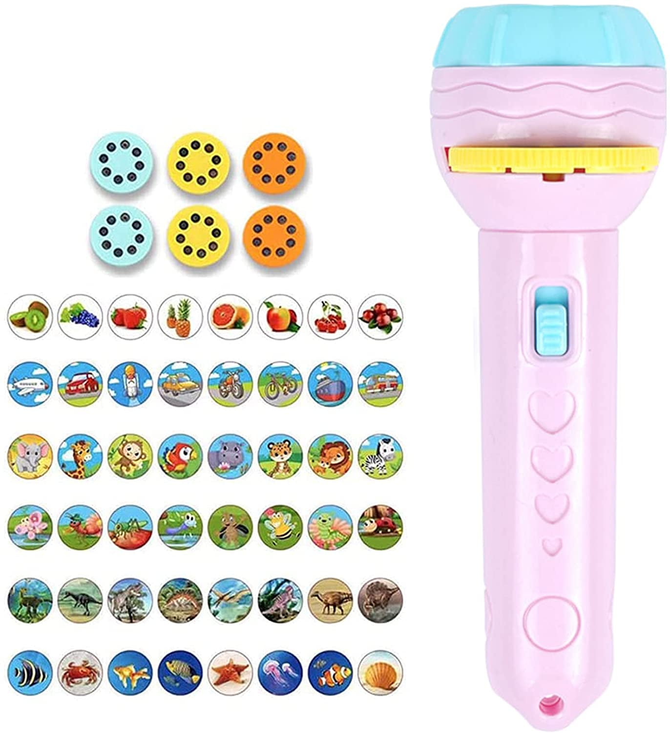 Flashlight Projector for Kids, Projection Early Education Cognitive ...
