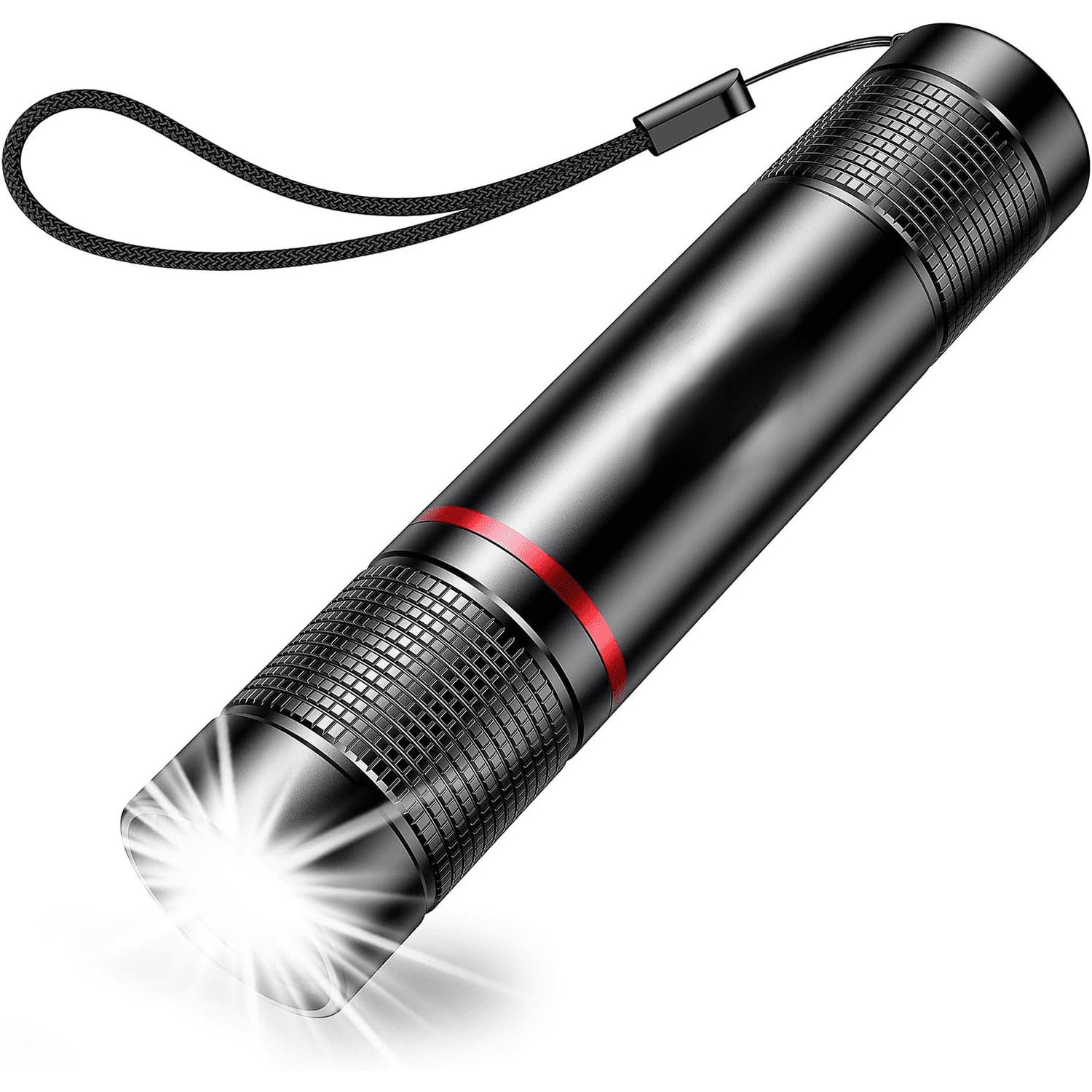 Flashlight Rechargeable, High Lumens Flashlight, Super Bright Small LED Flash Light- Zoomable ...