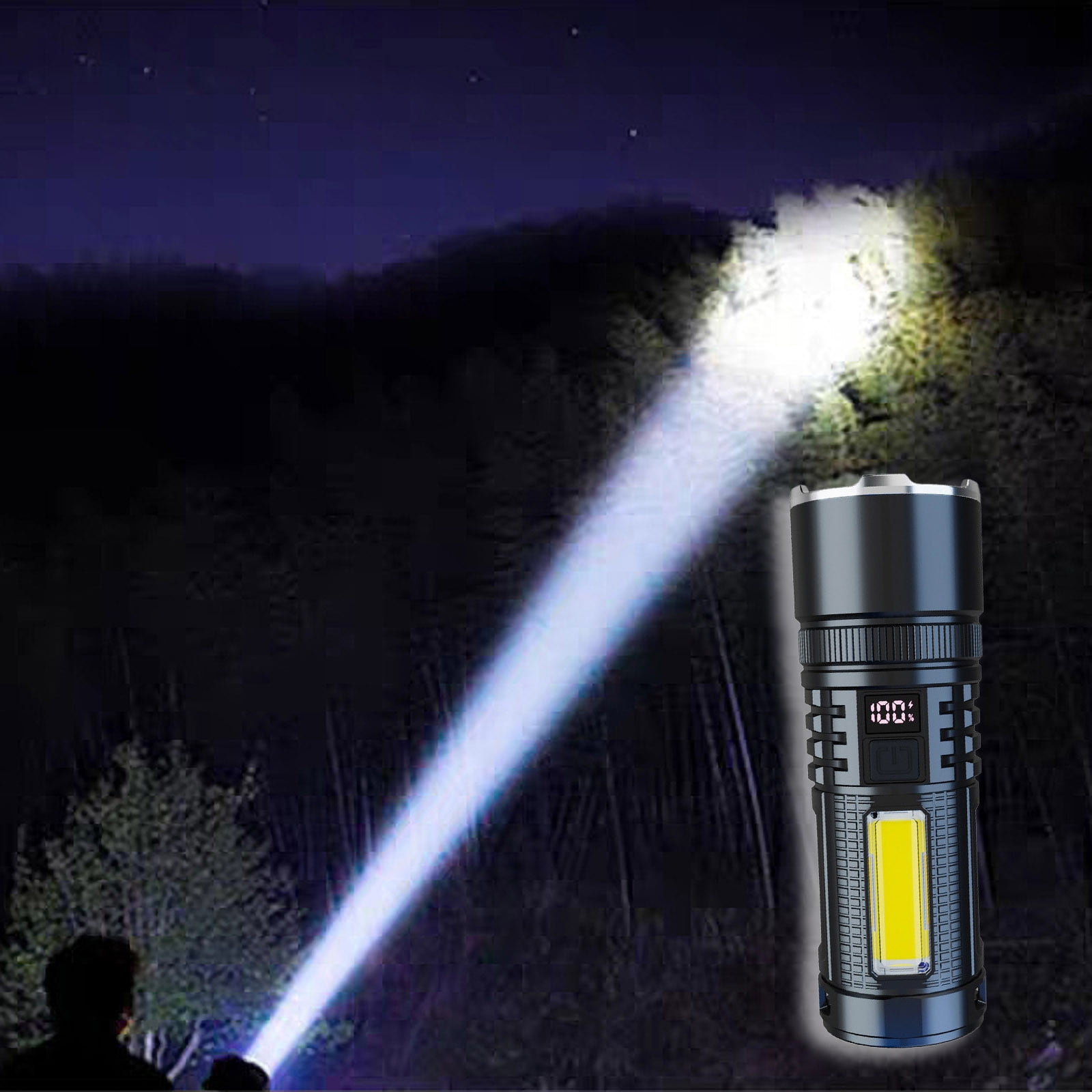 Flashlight Strong Outdoor LED Rechargeable Torch | High Lumen ...