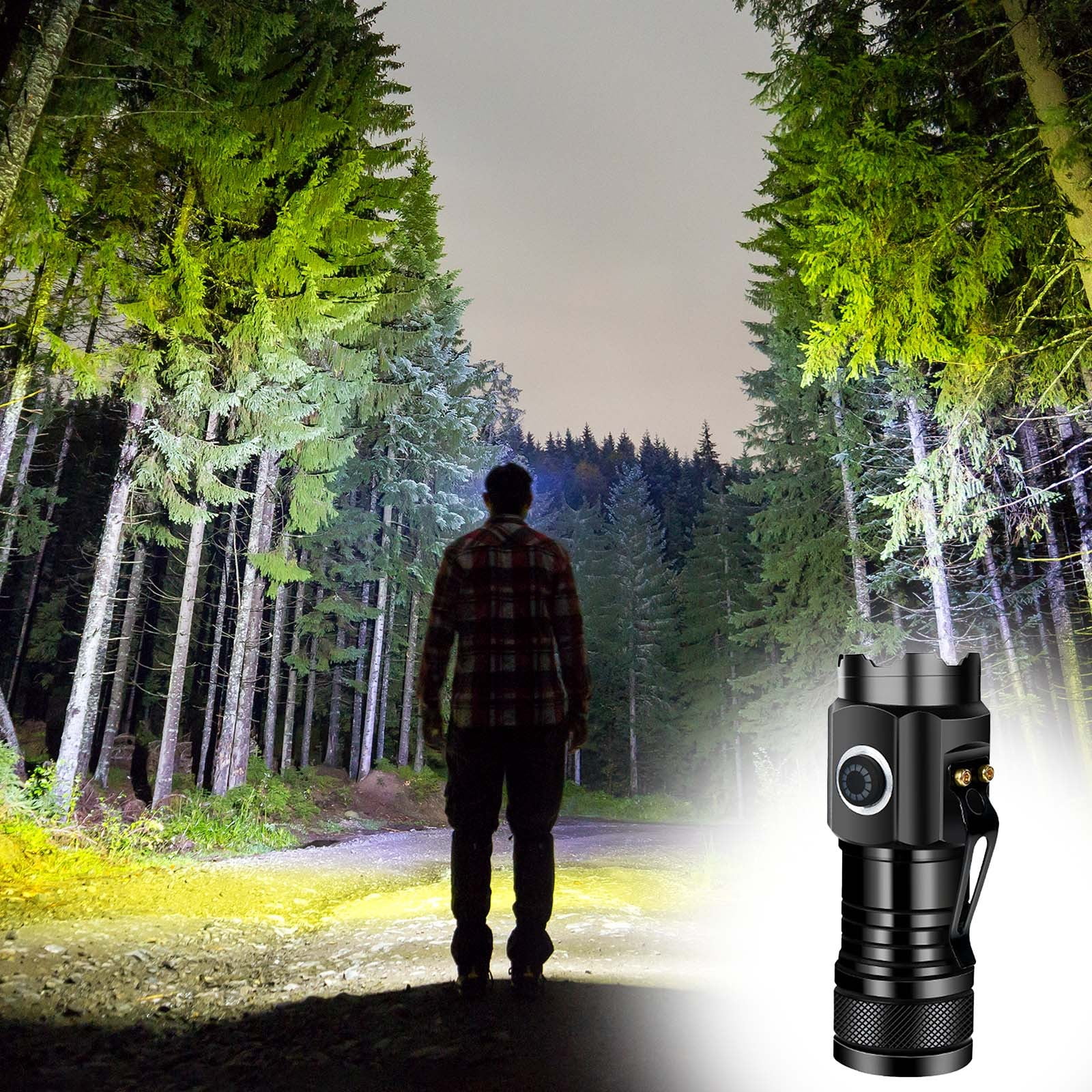 Flashlight for Work Powerful Flashlight, Small Flashlights Rechargeable ...