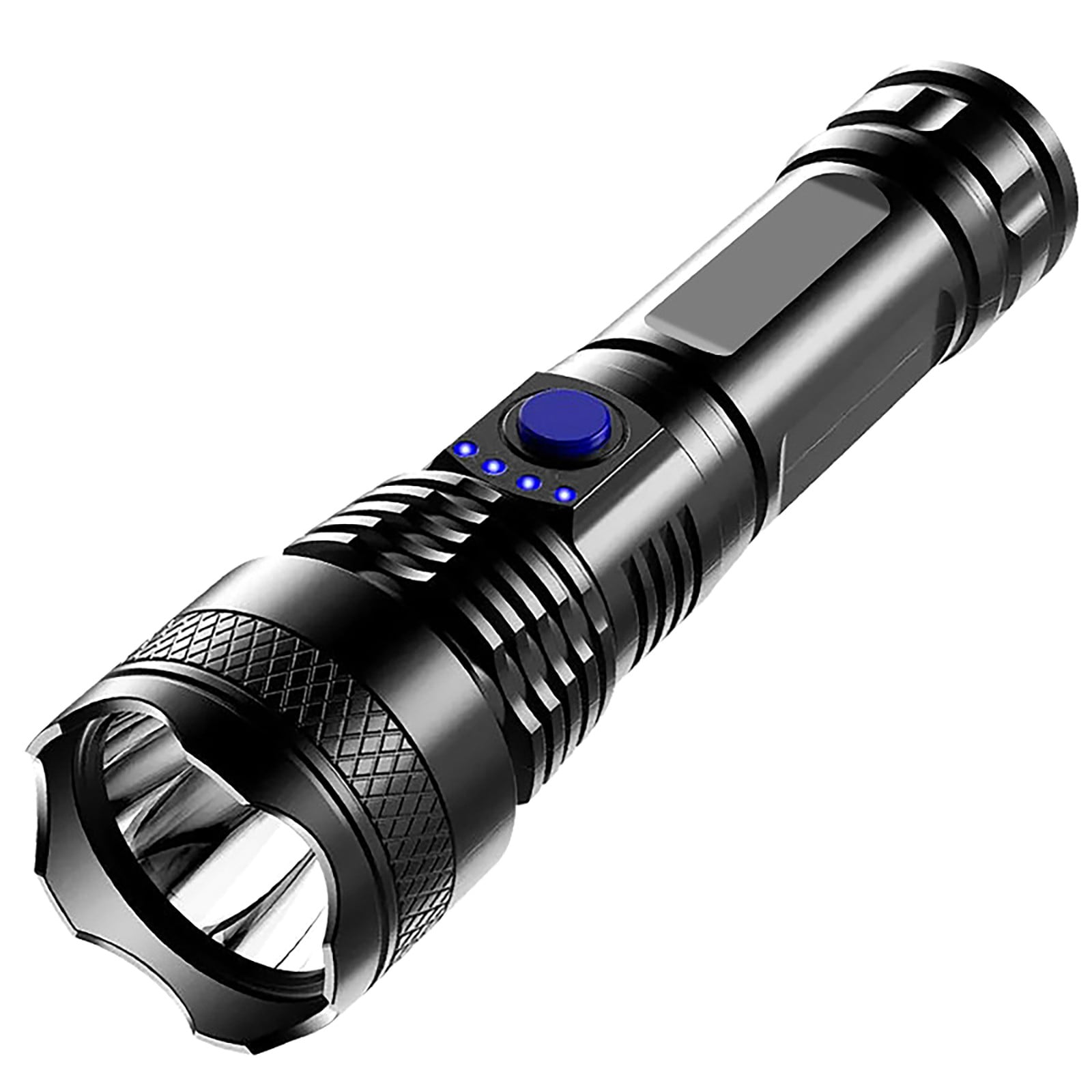 Flashlights LED Rechargeable ABS Strong Light Super Bright Flashlight ...