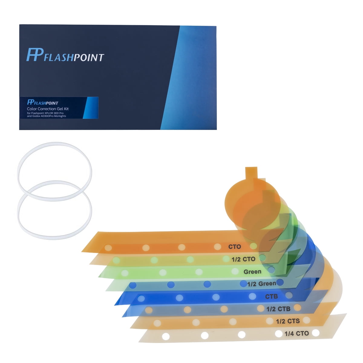 Flashpoint Color Correction Gel Kit for Flashpoint XPLOR300 Pro and ...