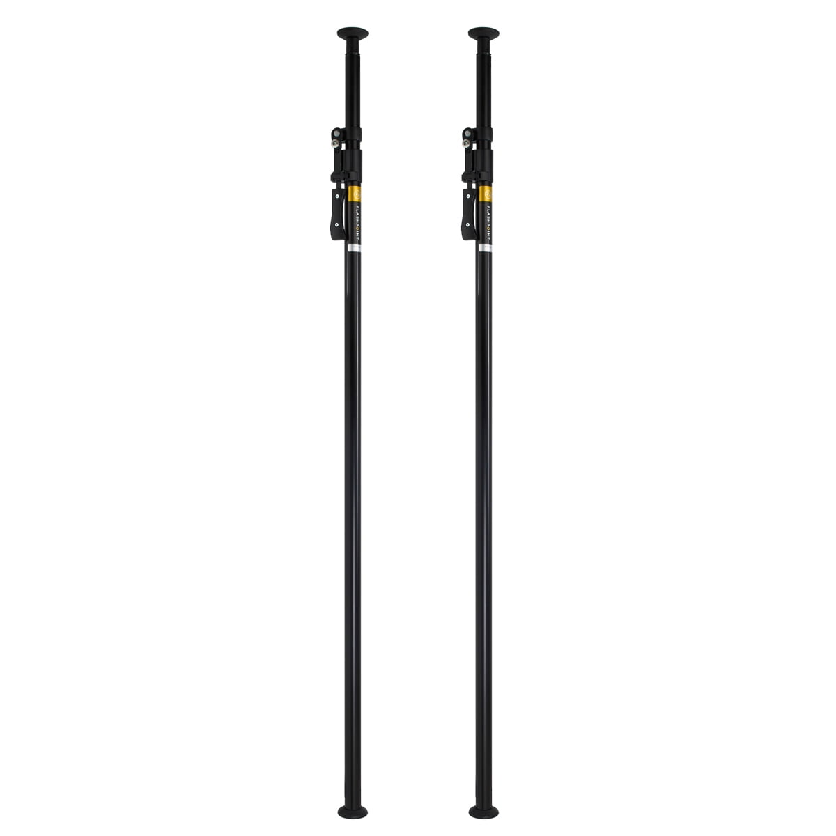 Flashpoint Deluxe Telepole Support System, Black, Pair - Walmart ...