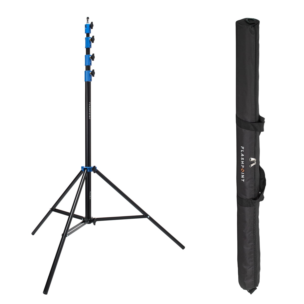 Flashpoint Pro Air-Cushioned Heavy-Duty Light Stand (Blue, 13 ...
