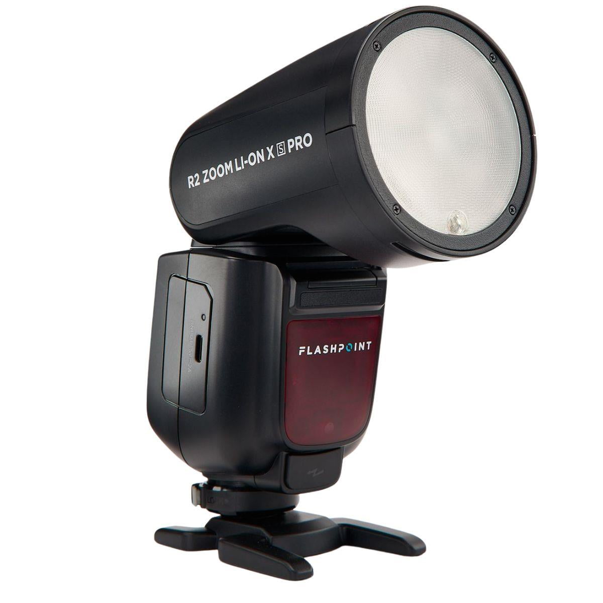 Flashpoint Zoom Li-Ion X PRO R2 TTL Round Flash For Sony, Godox V1Pro S ...
