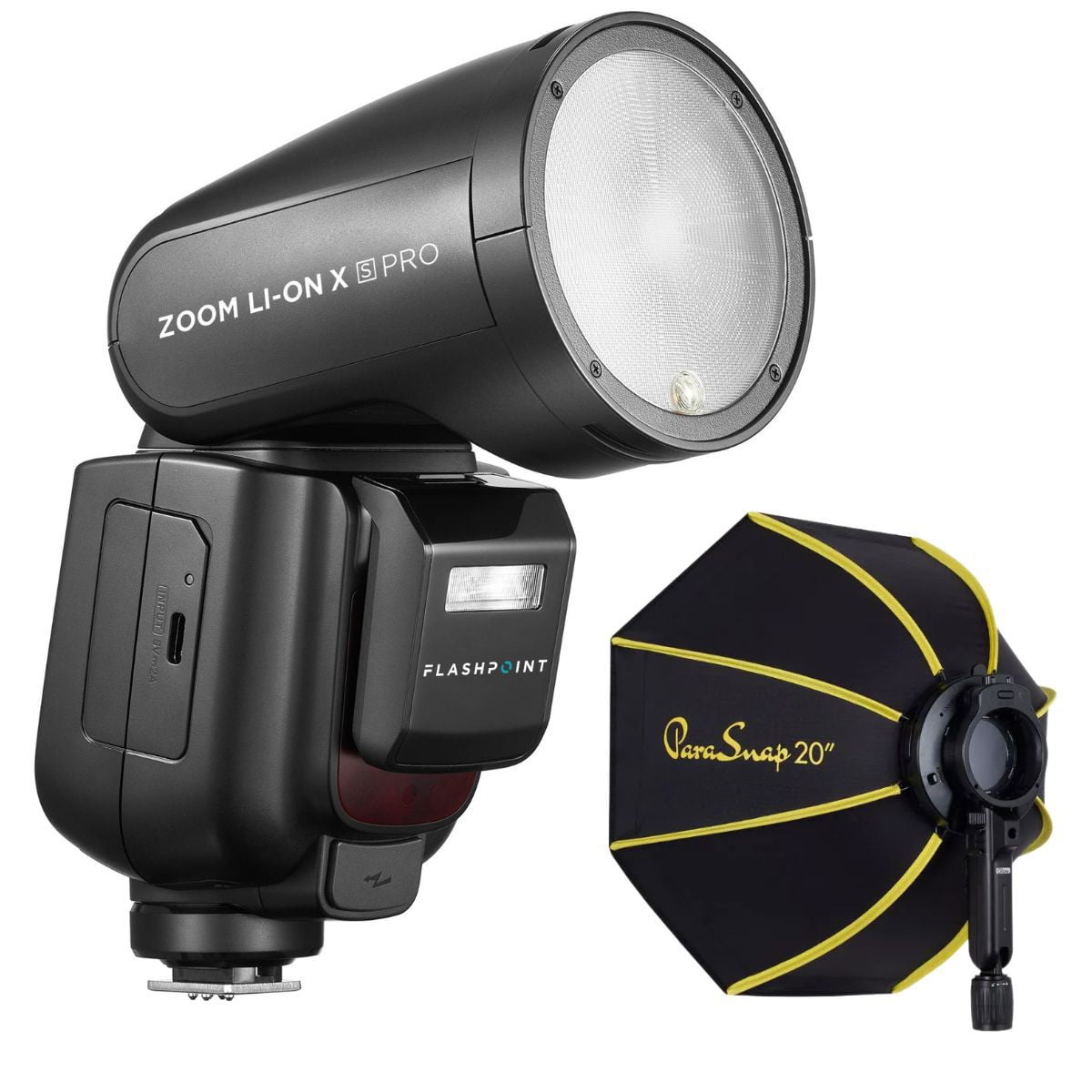 Flashpoint Zoom Li-on X PRO R2 TTL On-Camera Round Flash Speedlight For ...