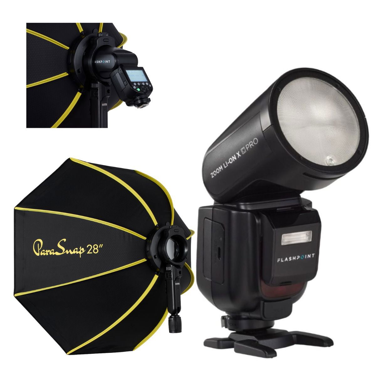 Flashpoint Zoom Li-on X PRO R2 TTL On-Camera Round Flash Speedlight For ...