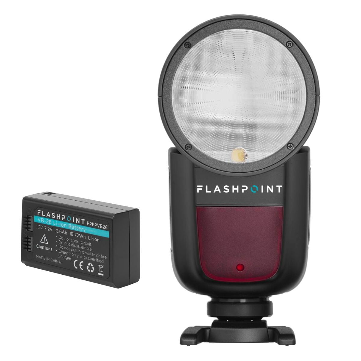 Flashpoint Zoom Li-on X R2 TTL On-Camera Round Flash Speedlight For ...