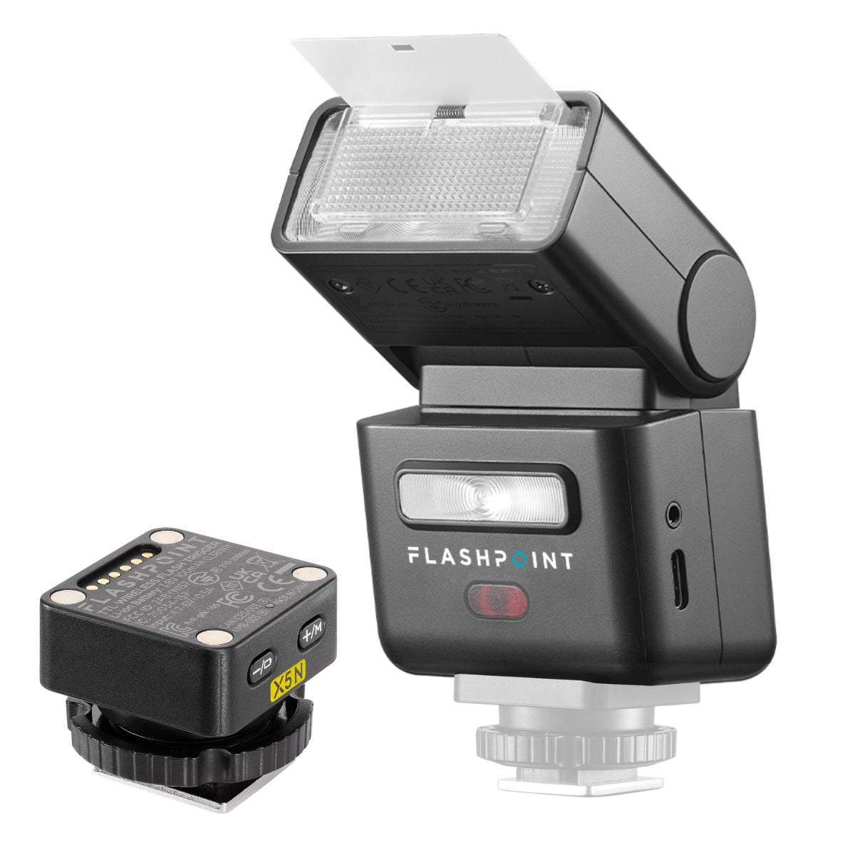 Flashpoint iT32 TTL R2 Portable Mini iFlash, Bundle with X5-N 2.4GHz ...