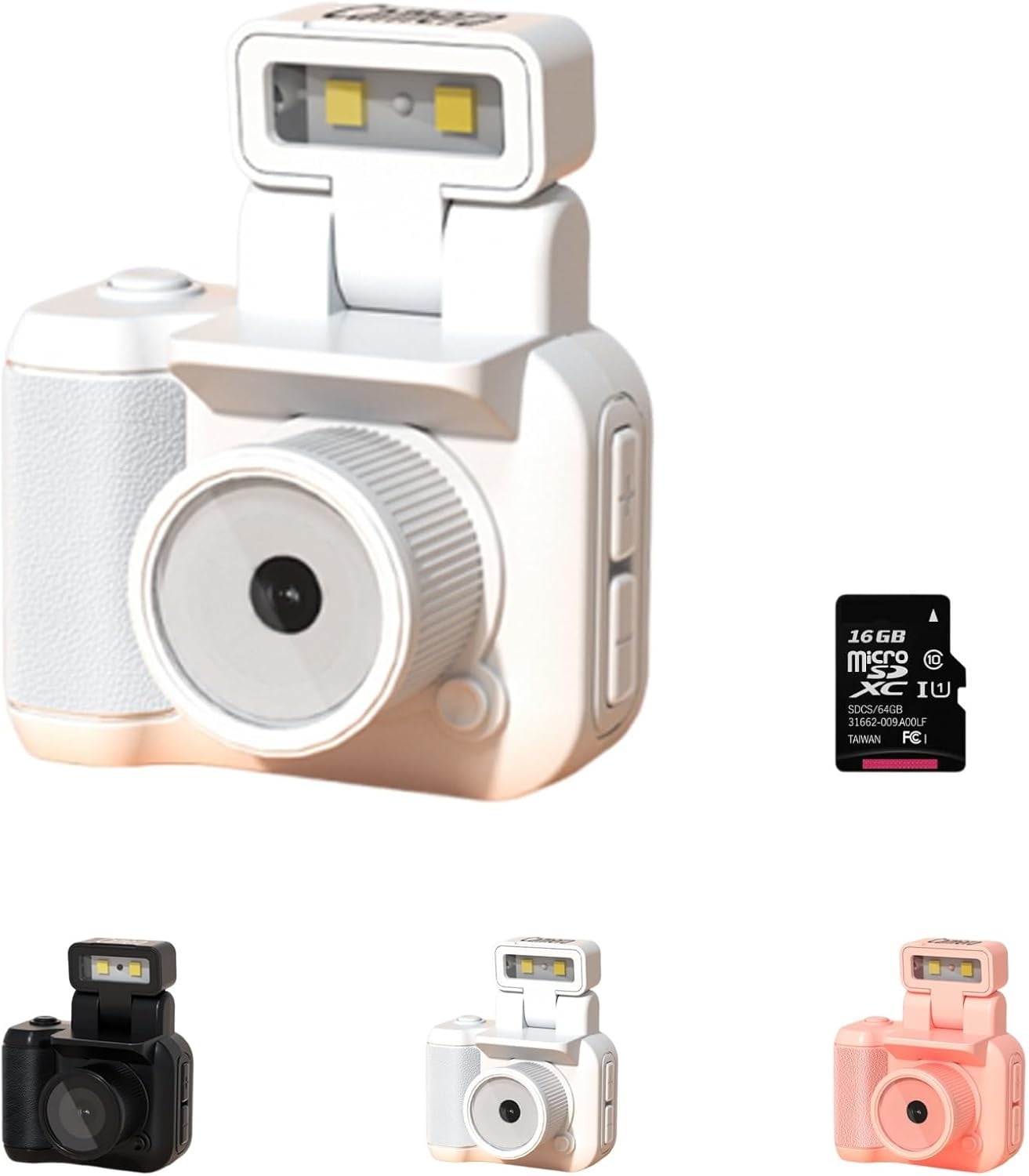 Flashrec Retro Mini Camera, Camera Digital Vintage, 1080p Small Compact ...