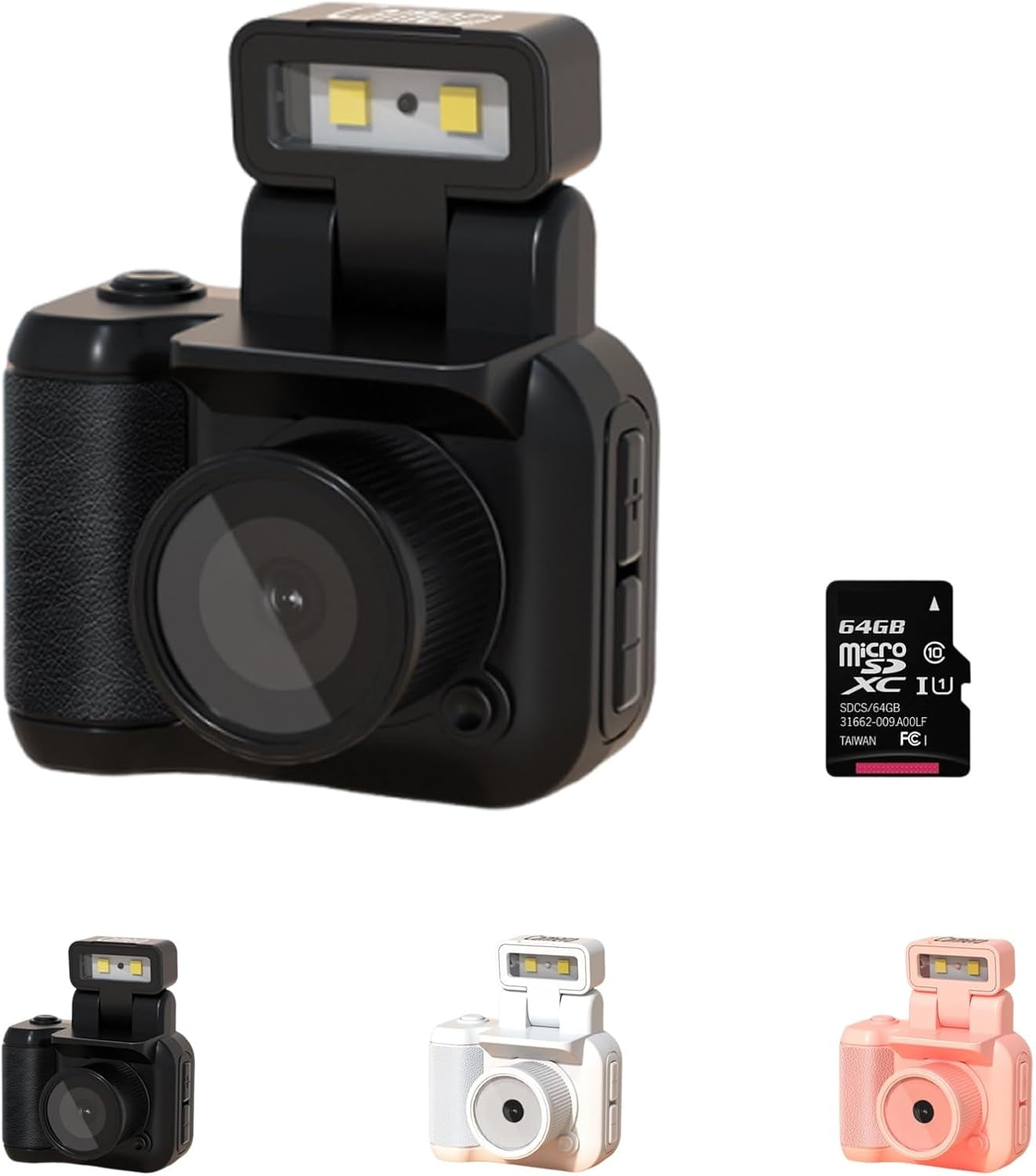 Flashrec Retro Mini Camera, Camera Digital Vintage, 1080p Small Compact ...