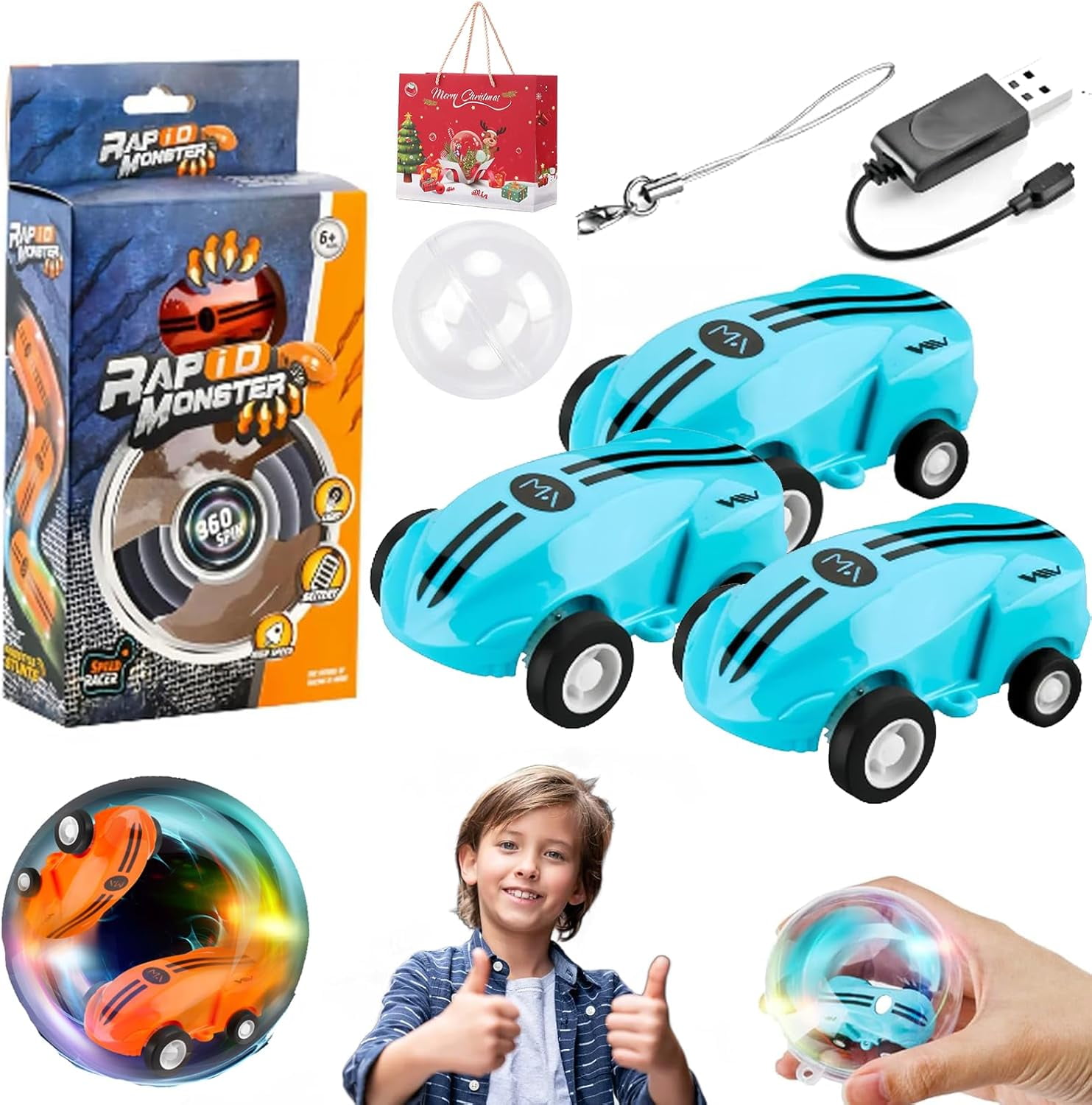 Flashspin Mini Racer, Flash Spin Mini Racer, Rapid Monster Rc Stunt Car ...