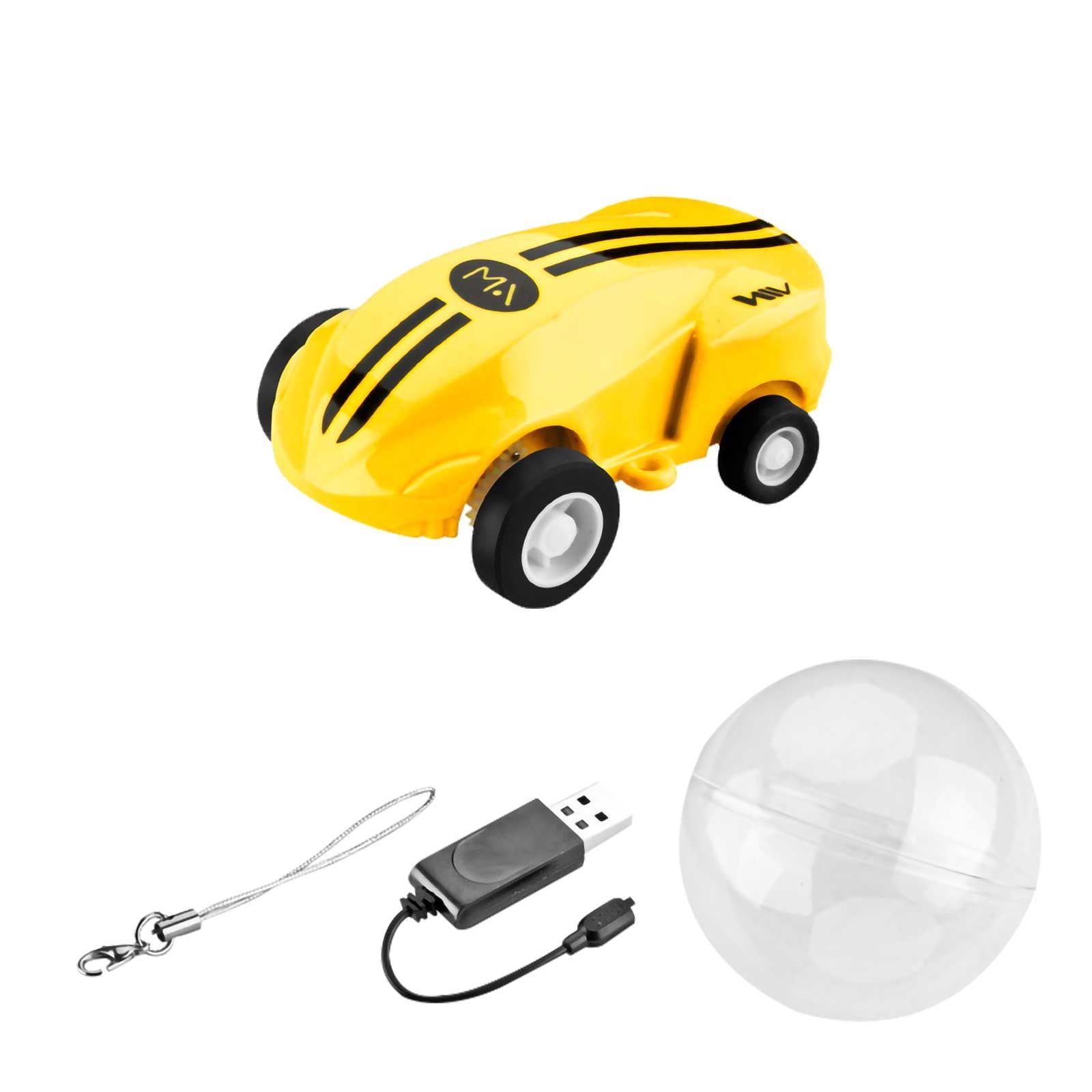 Flashspin Mini Racer RC Stunt Car: Palm-Sized High-Speed LED Light-Up ...