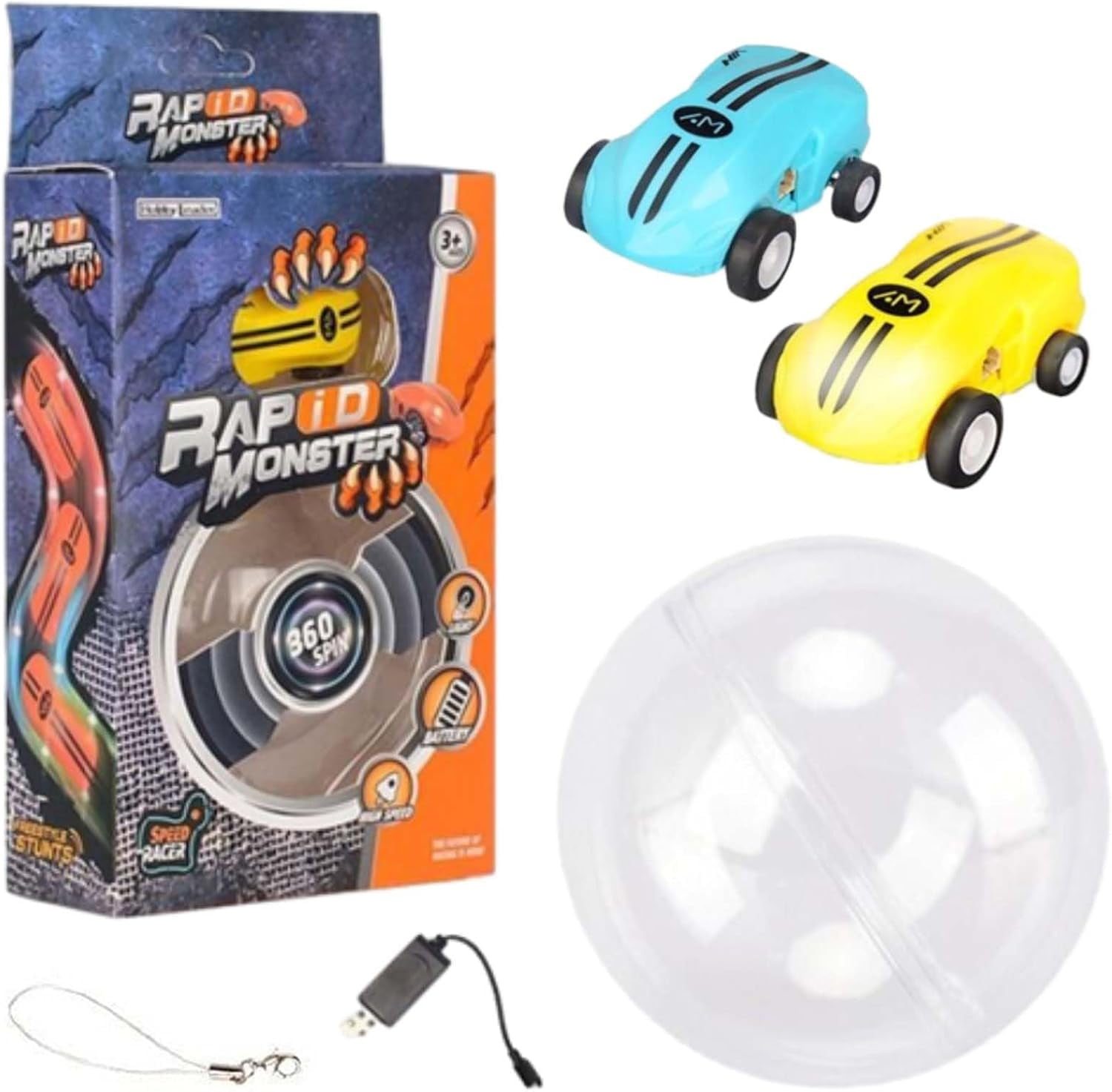 Flashspin Mini Racer, Rapid Monster Toys, Rapid Monster Rc Stunt Car ...