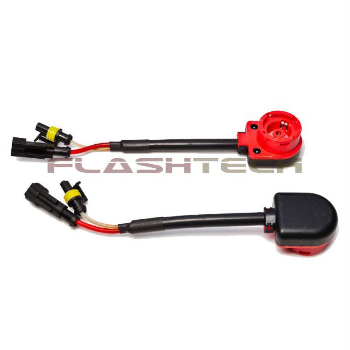 Flashtech AMP Ballast to D2S D2R D2C Xenon HID Connector Plug Adapter ...