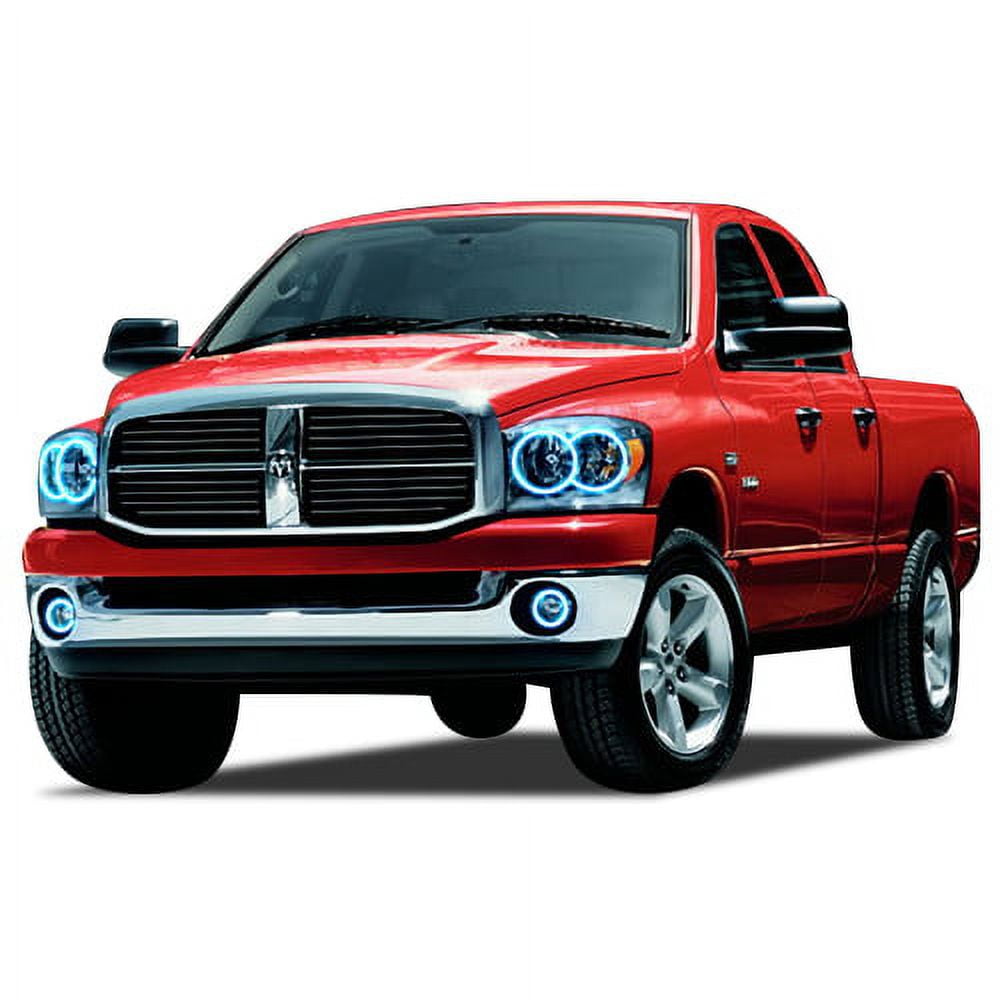 Flashtech Blue Angel Eye LED Halo kit for 2006-2008 Dodge Ram 1500 ...
