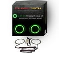 Flashtech Green Waterproof LED Fog Light Halo Ring kit for 2006-2010 ...