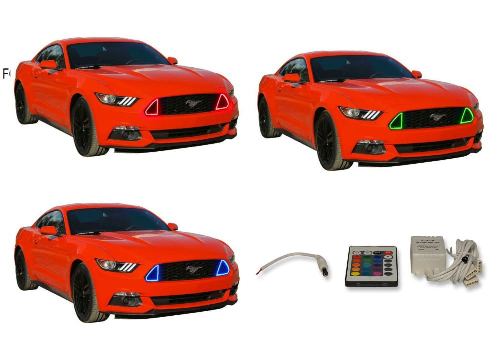 Flashtech RGB Waterproof LED Halo kit with IR Remote for 2015-2017 Ford ...