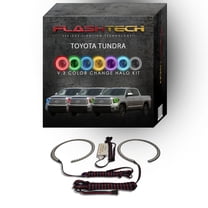 Flashtech RGB Angel Eye LED Halo Ring kit with RF Remote for 2004-2008 ...